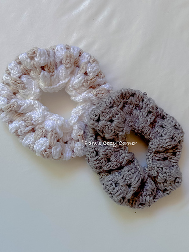 Ravelry: Granny Square Scrunchie pattern by Pamela Kuloba