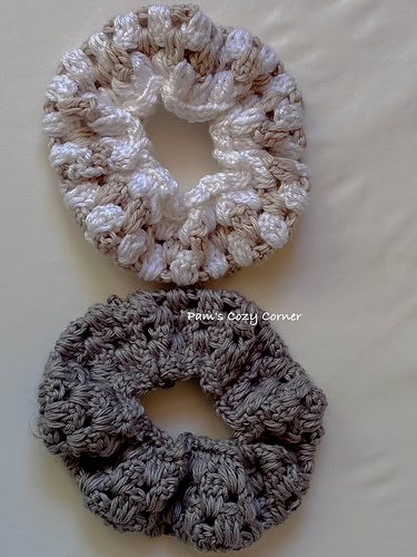 Ravelry: Granny Square Scrunchie pattern by Pamela Kuloba