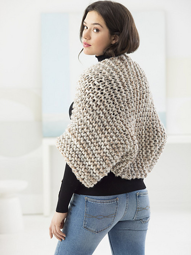 Ravelry: Fast Cozy Shrug pattern by Lion Brand Yarn