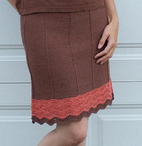 Ravelry: Wavy Lace Skirt pattern by The Bean Knits
