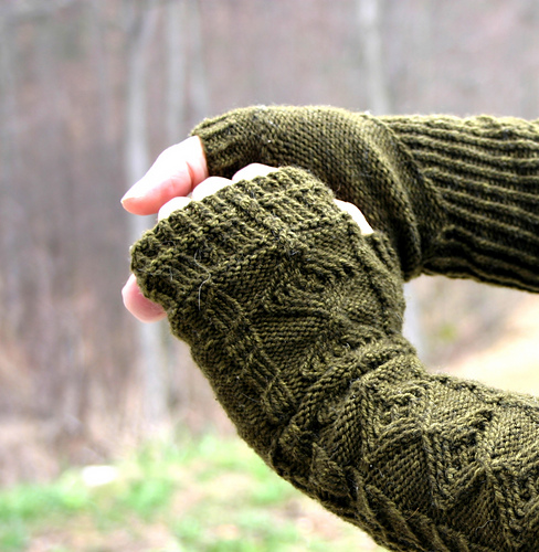 Ravelry: Eowyn's Riding Gauntlets pattern by Susan Pandorf