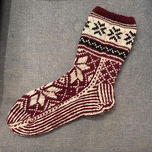 Ravelry: 116-54 Socks with pattern pattern by DROPS design
