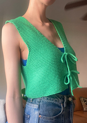 Ravelry: Gushy Garter Vest pattern by Park Williams