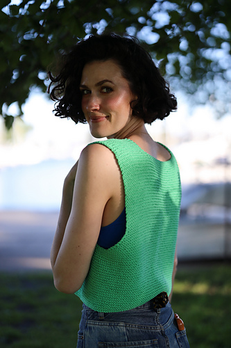 Ravelry: Gushy Garter Vest pattern by Park Williams