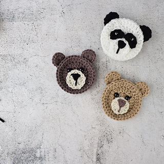 Ravelry: Crochet bear applique pattern by passionatecraft2