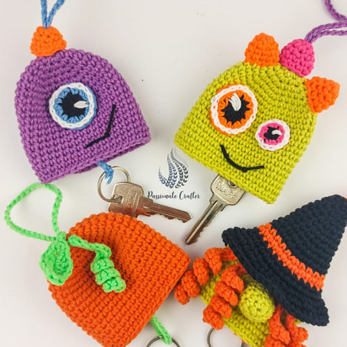 Ravelry: Monster key cover pattern by Tidzhen Gyuldzhu