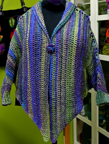 Ravelry: Quick & Easy Cuffed Cape pattern by Elizabeth Ann White