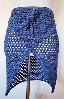 Ravelry: Nautical Mesh Sarong Skirt pattern by Chezpascaledesigns