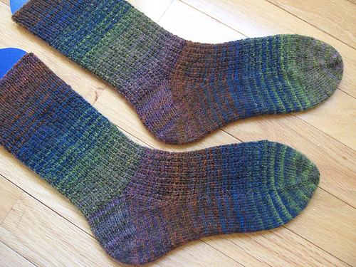 Ravelry: Strie Socks, Toe Up pattern by Lara Neel