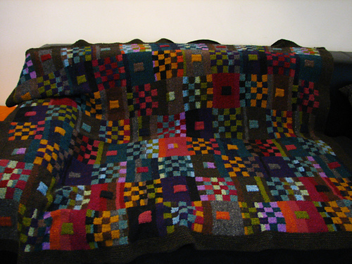 Ravelry: Gridlock Throw pattern by Kaffe Fassett