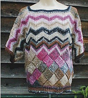 Ravelry: Amplitudes #3 Summer: Summer Entrelac Pullover pattern by Pat ...