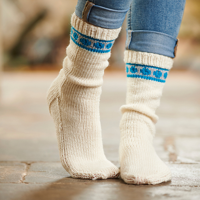 Ravelry: Spotty Socks pattern by Sian Brown Knitwear Design
