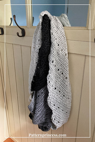 Ravelry: Silver Fox Boomerang Shawl pattern by Pattern Princess
