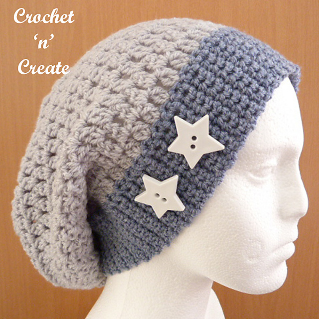 Ravelry: Slouchy Hat pattern by Crochet 'n' Create