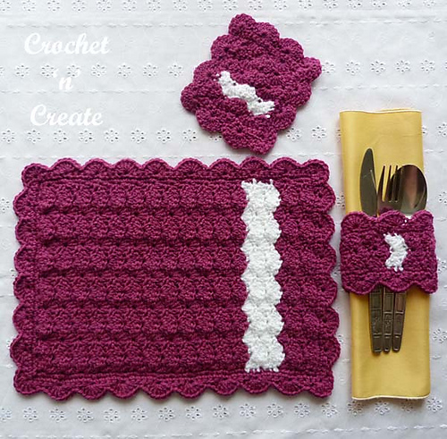 Ravelry: Place Setting pattern by Crochet 'n' Create