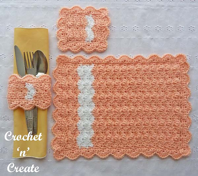 Ravelry: Place Setting pattern by Crochet 'n' Create