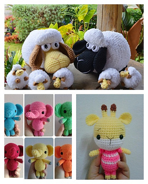 Ravelry: 3 animals pattern by Patternsshop20