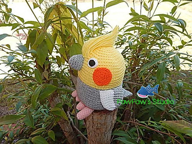 Ravelry: Amigurumi Cockatiel Pattern No.39 pattern by PawPaw's Studio
