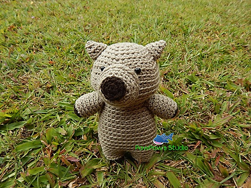 Ravelry: Amigurumi Wombat Pattern No.59 pattern by PawPaw's Studio