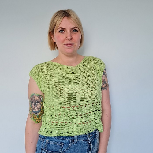Ravelry: Sunny Shells Top pattern by Lauren Willis
