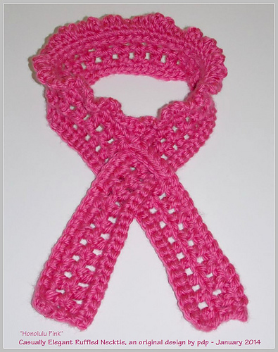 Ravelry: pdpeters' Casually Elegant Ruffled Necktie