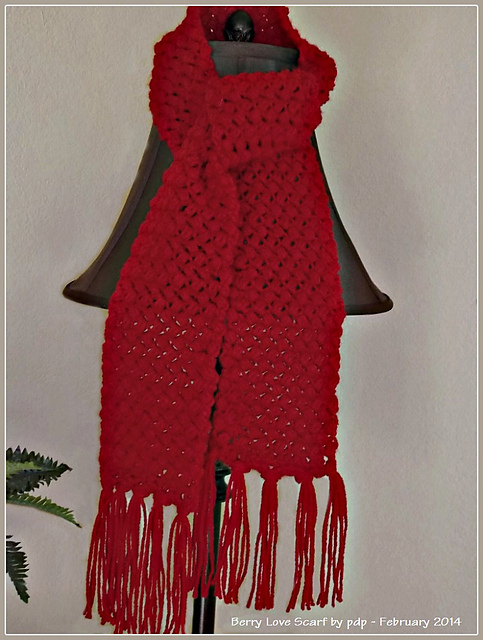 Ravelry: pdpeters' Berry Love Scarf