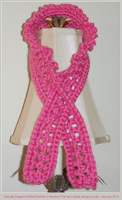 Ravelry: pdpeters' Casually Elegant Ruffled Necktie