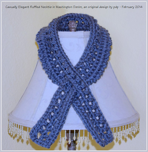 Ravelry: pdpeters' Casually Elegant Ruffled Necktie