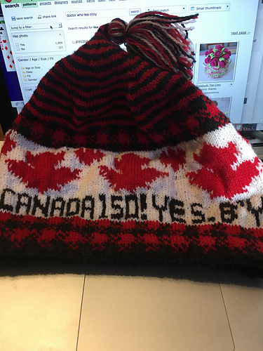Ravelry: Canada EH! Voyageur Toque pattern by Lynette Meek