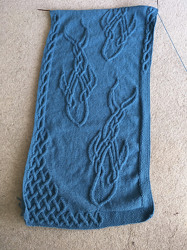 Ravelry: Glencoyne Dale Celtic wrap pattern by Susanne Daum