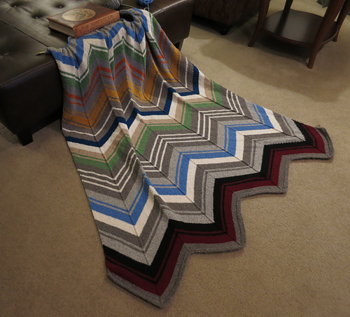 Ravelry: peggity's Missoni Inspired Chevron Blanket