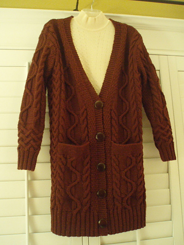 Ravelry: #09 Cabled Cardigan pattern by Norah Gaughan