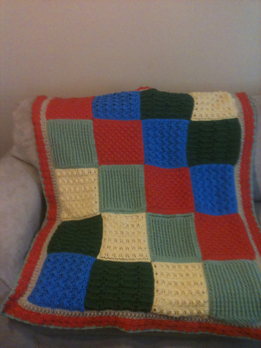 Ravelry: Sampler Throw pattern by Katherine Eng