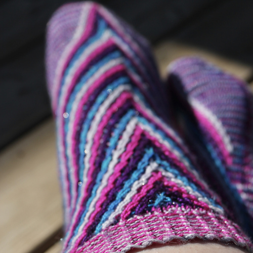 Ravelry: Helix Remix Socks pattern by Carolyn Lisle