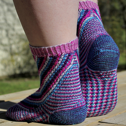 Ravelry: Helix Remix Socks pattern by Carolyn Lisle