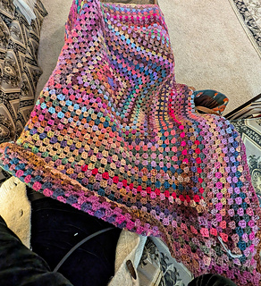 Ravelry Petaknits Noro Big Granny Afghan