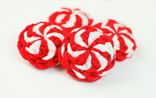Ravelry: Peppermint Swirl Candies pattern by Kara Gunza