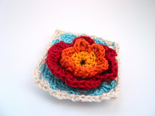 Ravelry: petite-k's Rainbow flowers