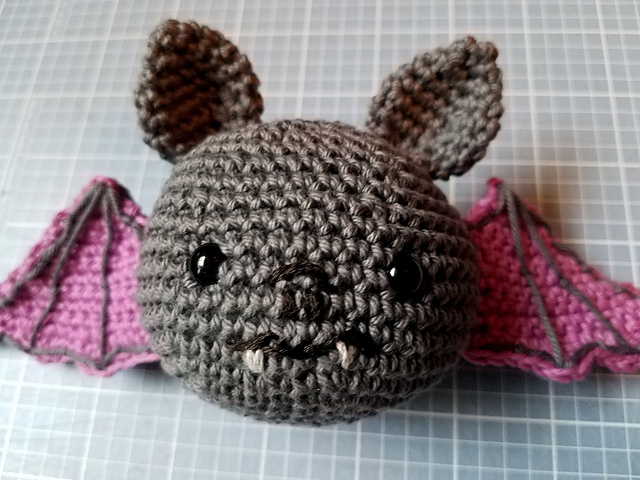 Ravelry: Bitty Bat Amigurumi pattern by Paula Williamson