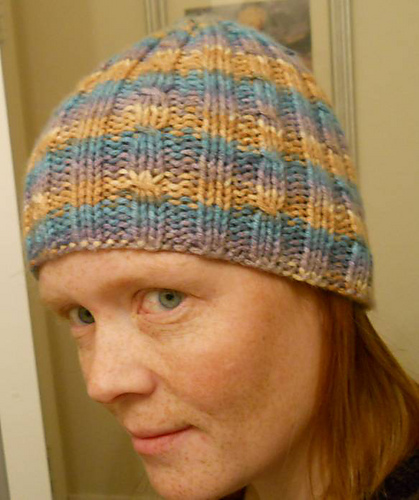 Ravelry: Mock Cable and Rib Hat pattern by KnitCurio