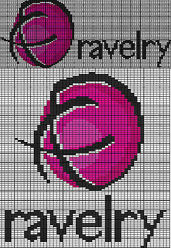 Ravelry: Ravelry Logo Chart pattern by Toni Blye