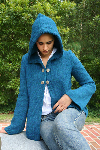 Ravelry: #101 Classic Hoodie Jacket pattern by Phoenix Bess