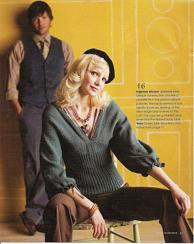 Ravelry: Ingenue Blouse pattern by Phoenix Bess