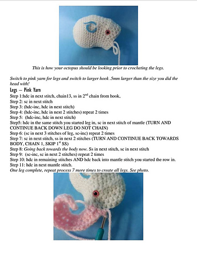 Ravelry: Dumbo Octopus pattern by Erica McBride