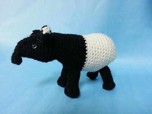 Ravelry: Malayan Tapir pattern by Erica McBride