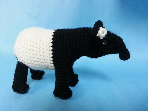 Ravelry: Malayan Tapir pattern by Erica McBride