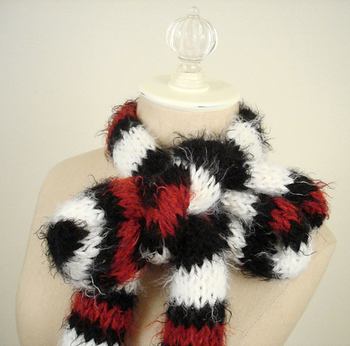 Ravelry: Gothic Stripes Scarf pattern by Brenda Lavell