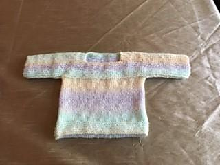 Ravelry: CHAY Easy Pullover Baby Sweater pattern by marianna mel