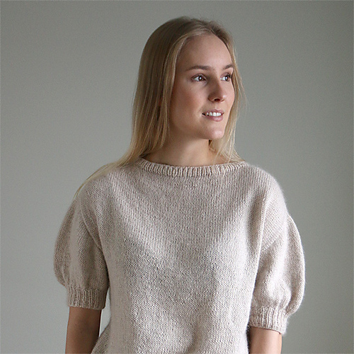 Ravelry: Mellow Puff Top / Lun pufftopp pattern by Anna Enge