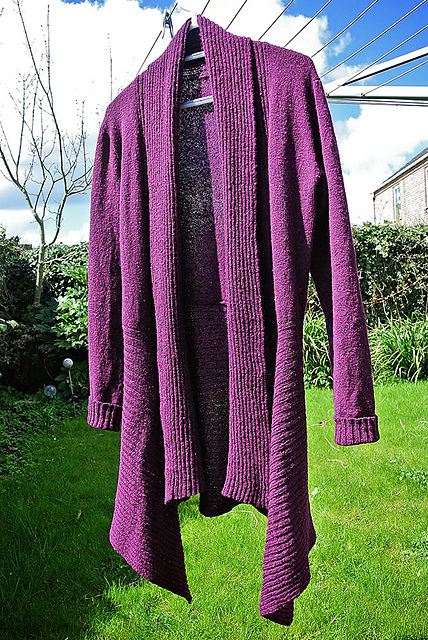Ravelry: picperfic's Slanted Rib Jacket